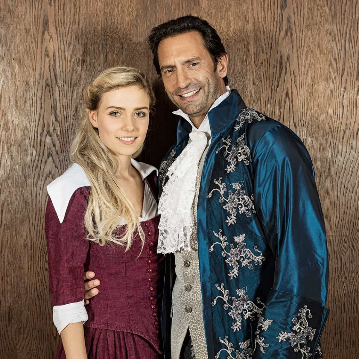 Marie Wegener und Alex die Capri in „Die Schöne und das Biest“